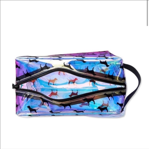 PINK Victoria's Secret | Bags | Victorias Secret Pink Dog Iridescent ...